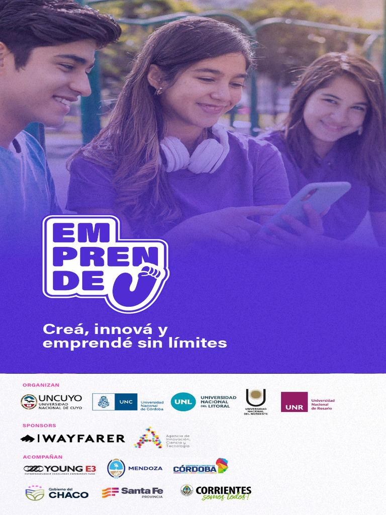 Brochure Emprende U 2025 Institucional-3 | PDF | Cognición