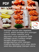 20 Jenis Potongan Sayuran Kreatif | PDF