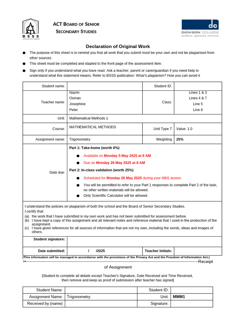 Jigsel DORJI - MM1 Assignment 2025 Take-Home QUESTION | PDF | Plagiarism