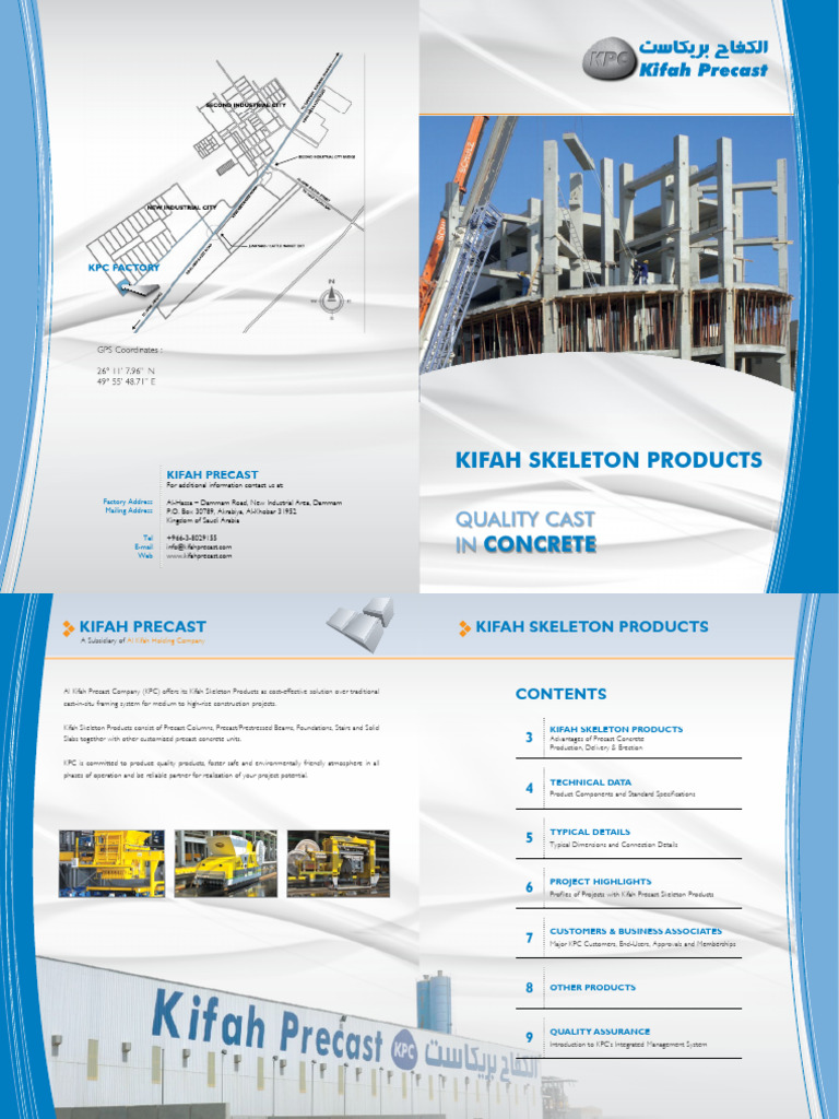 05 Skeleton Products - Brochure | PDF | Precast Concrete | Concrete