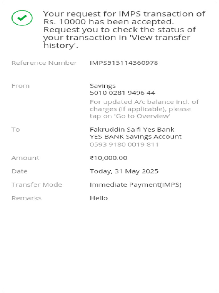 Money-Transfer 31052025 | PDF