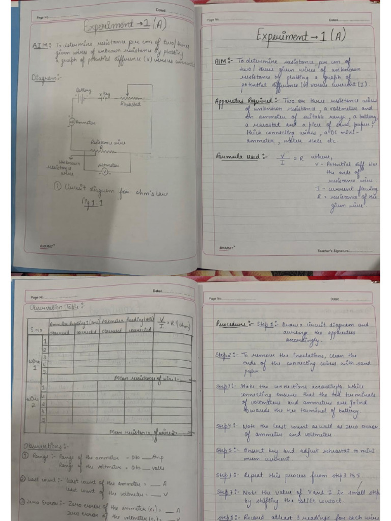 Physics Practical File | PDF