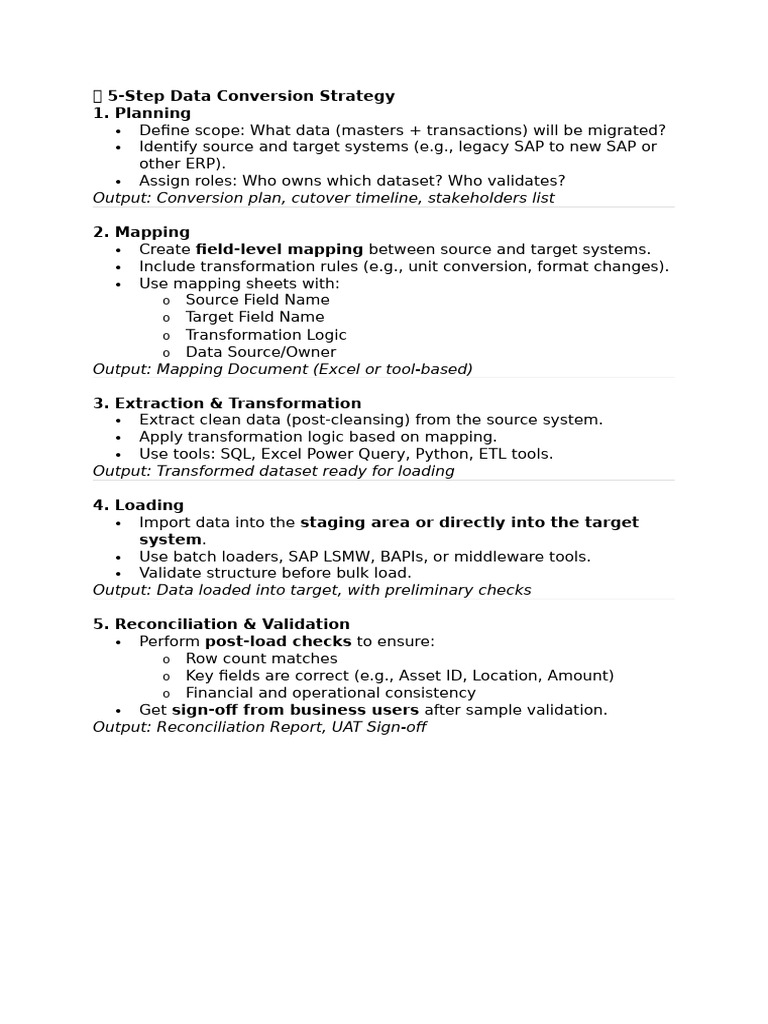 Conversion Strategy | PDF