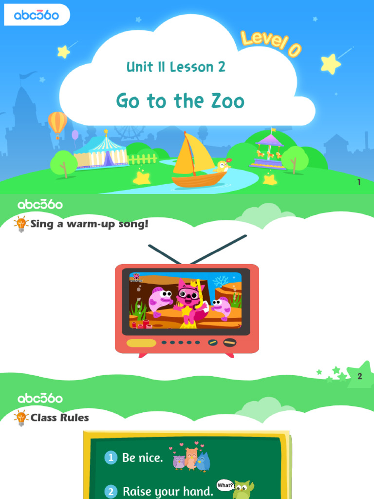 Unit 11 Lesson 2 Go To The Zoo | PDF | Zoo | Animals And Humans
