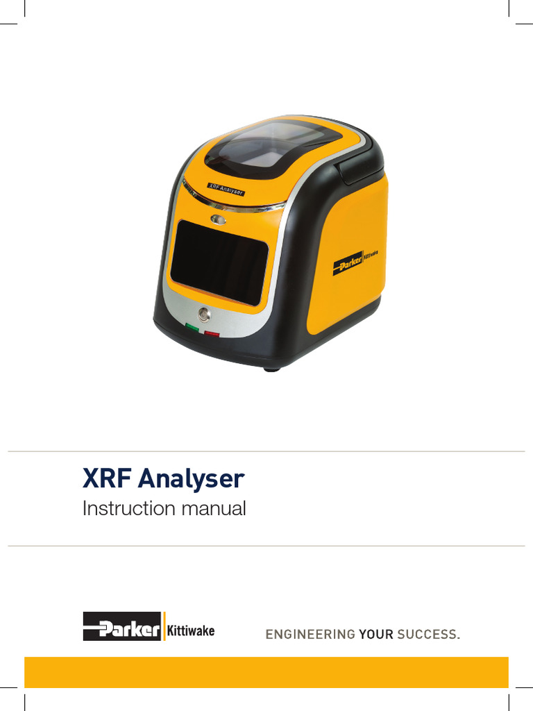 XRF Analyser Manual MA K31464 KW | PDF