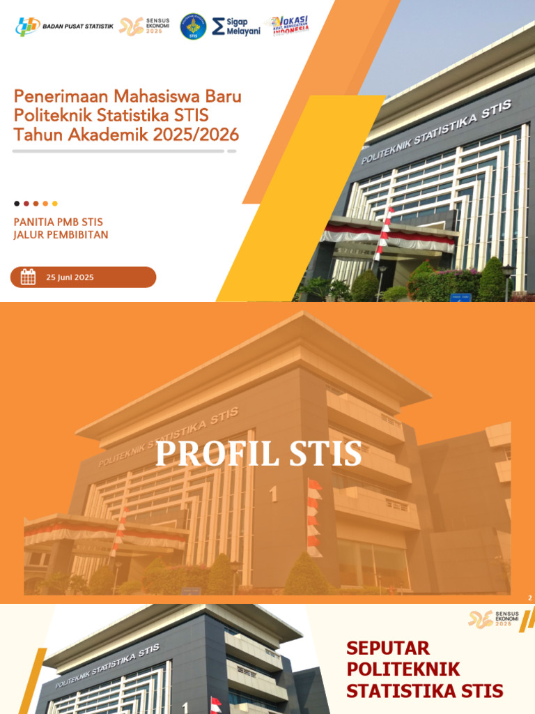 Materi Sosialisasi Politeknik Statistika STIS - Polbit | PDF