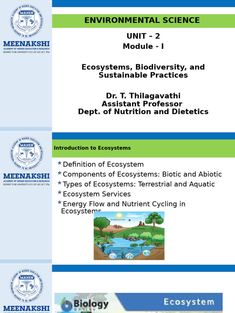 UNit 2 Final 3.7.25 | PDF | Ecosystem | Ecological Resilience