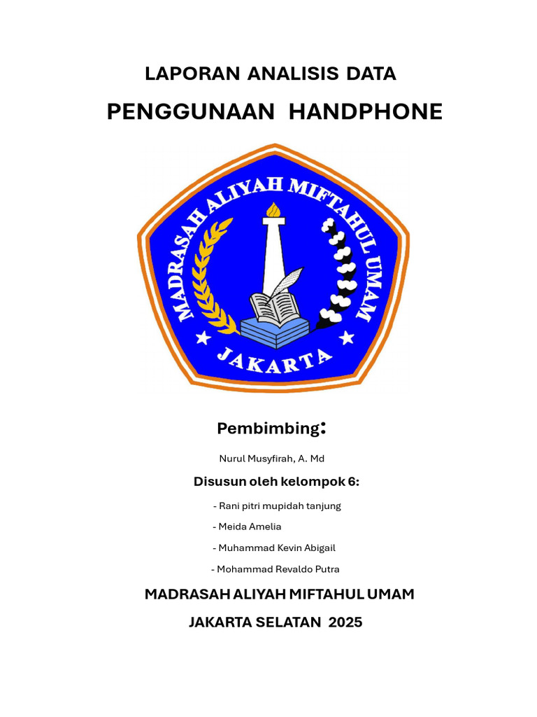 Analisis Penggunaan Handphone Pada Siswa | PDF