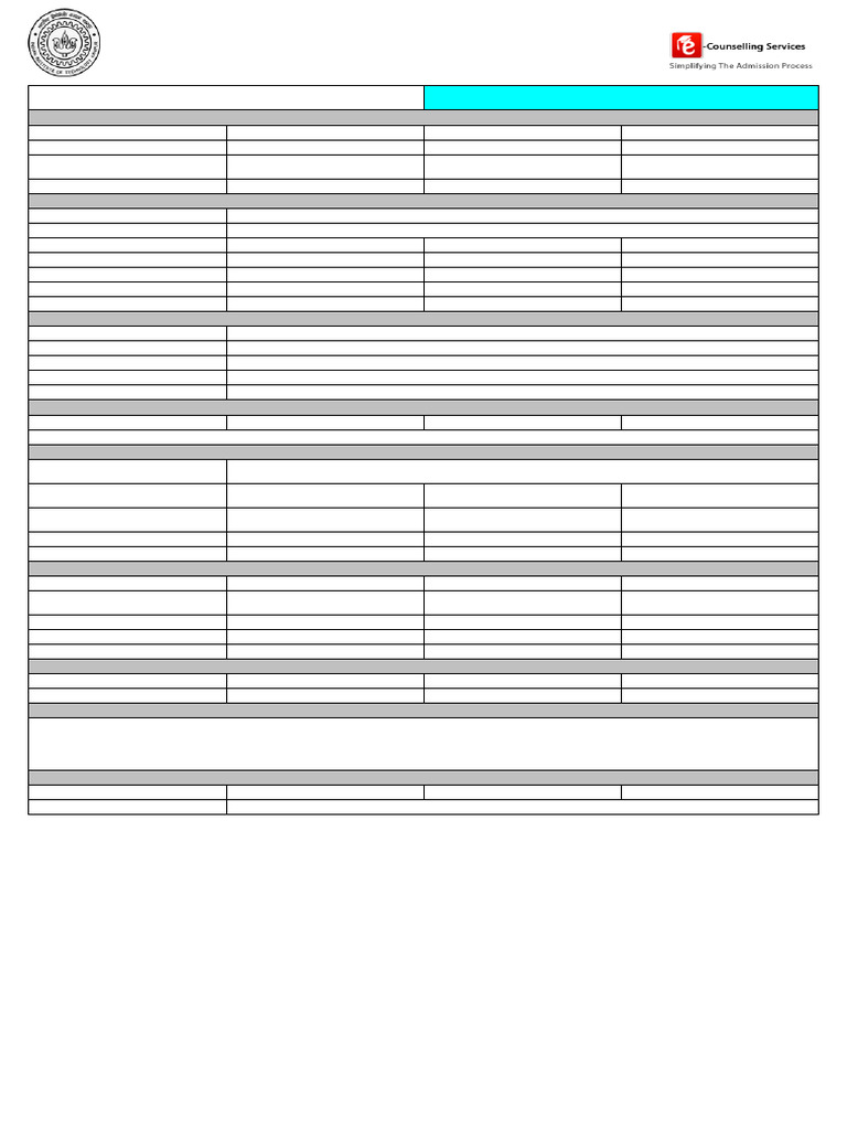 Jee Adv Registration Form Prince | PDF | Student Assessment And ...