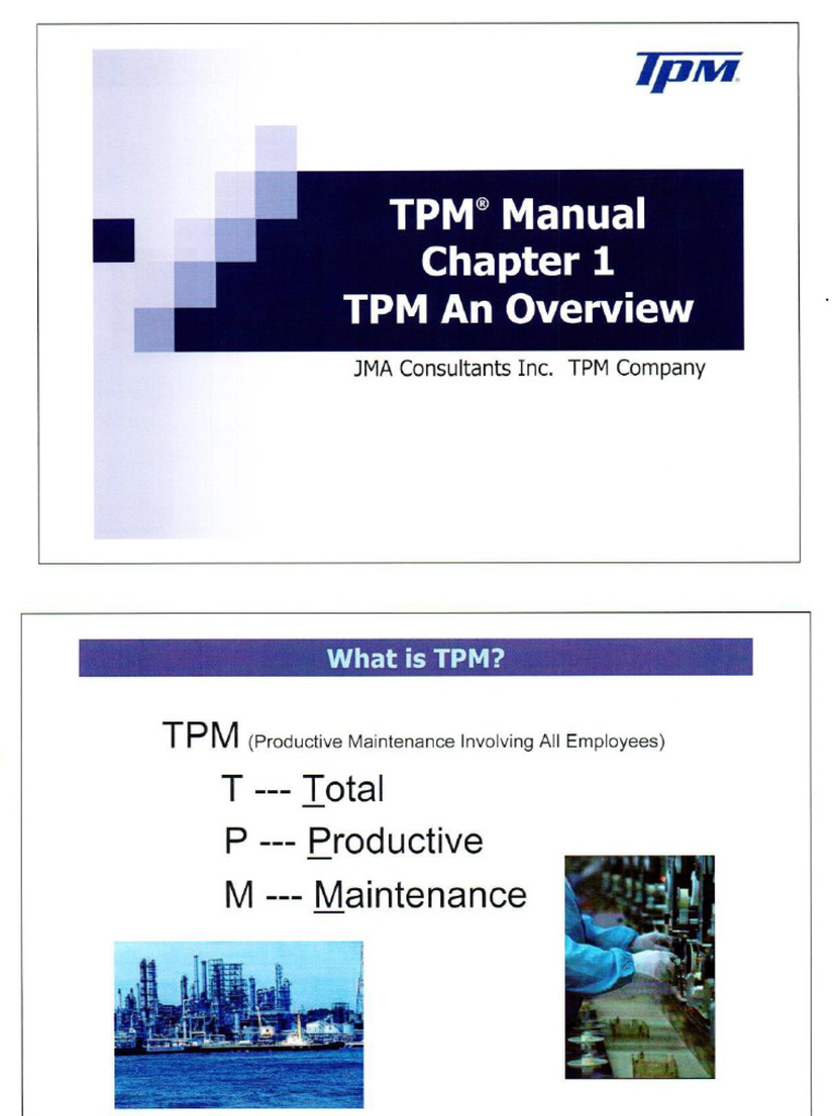 Chapter 1 - TPM Overview | PDF