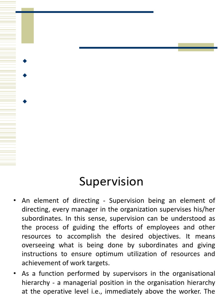 CL 12 - Chap 7-Directing-Lesson 6 | PDF | Leadership | Hierarchy