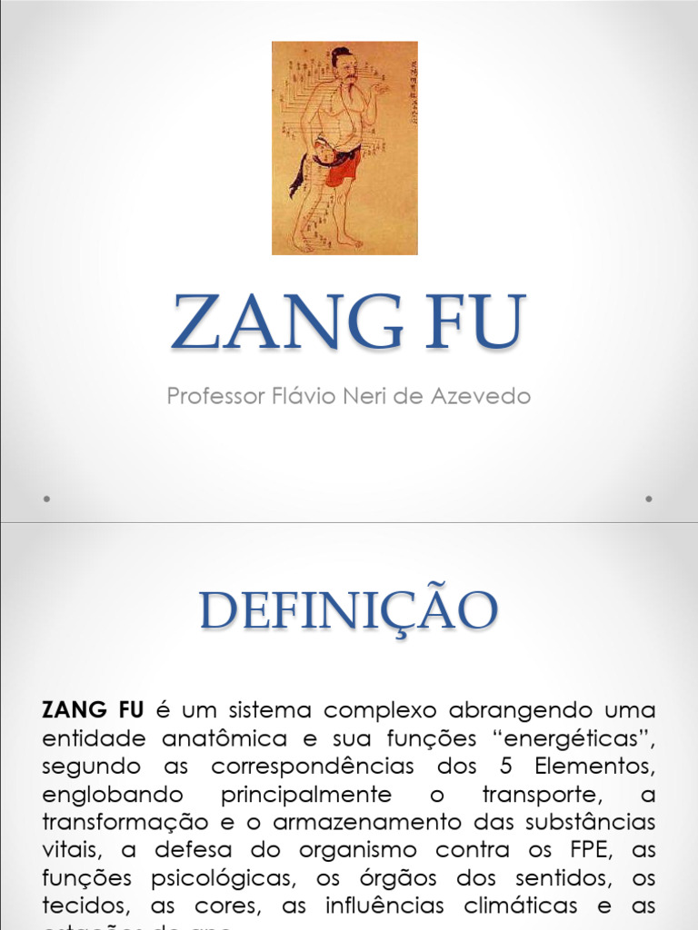 Funções e Estruturas do Zang Fu | PDF | Sangue | Coração