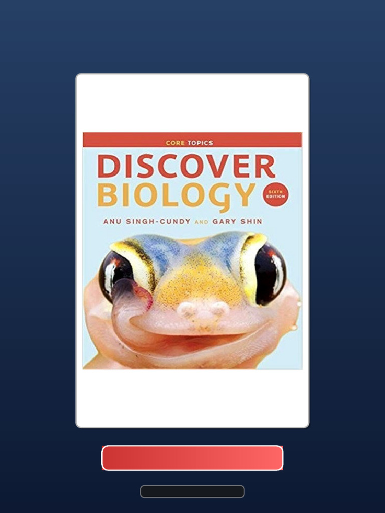 Discover Biology 6th Core Edition by Anu SinghCundy Test Bank Available ...