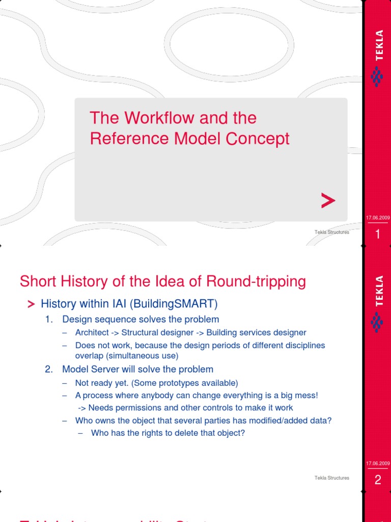 Tekla Structures - Workflow and The Reference Model Concept | PDF | 3 D ...