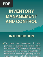 Inventory Management Notes | PDF | Inventory | Stocks