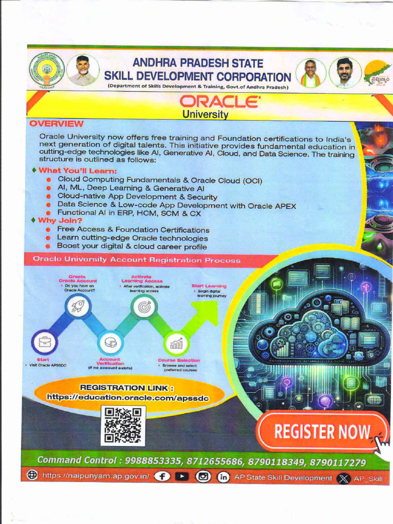 APSSDC - Oracle University | PDF