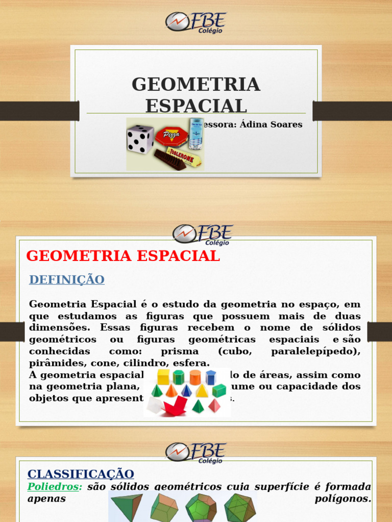 Introdução à Geometria Espacial | PDF | Vértice (Geometria) | Geometria