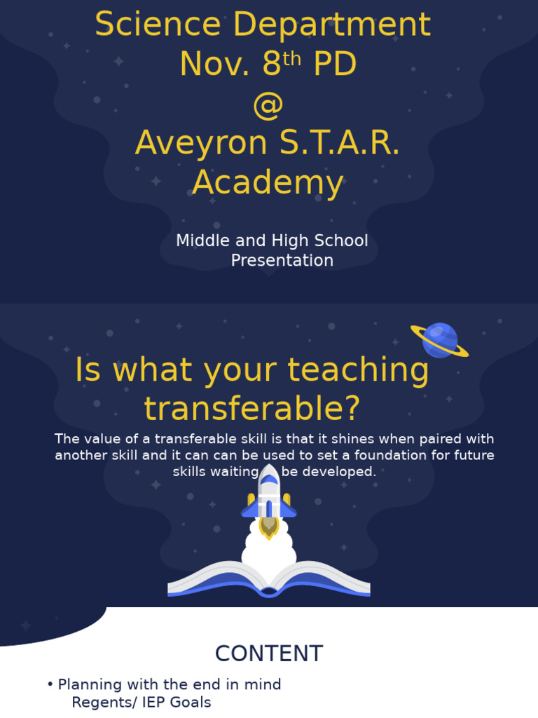 Space Digital Learning Slides - by Slidesgo | PDF