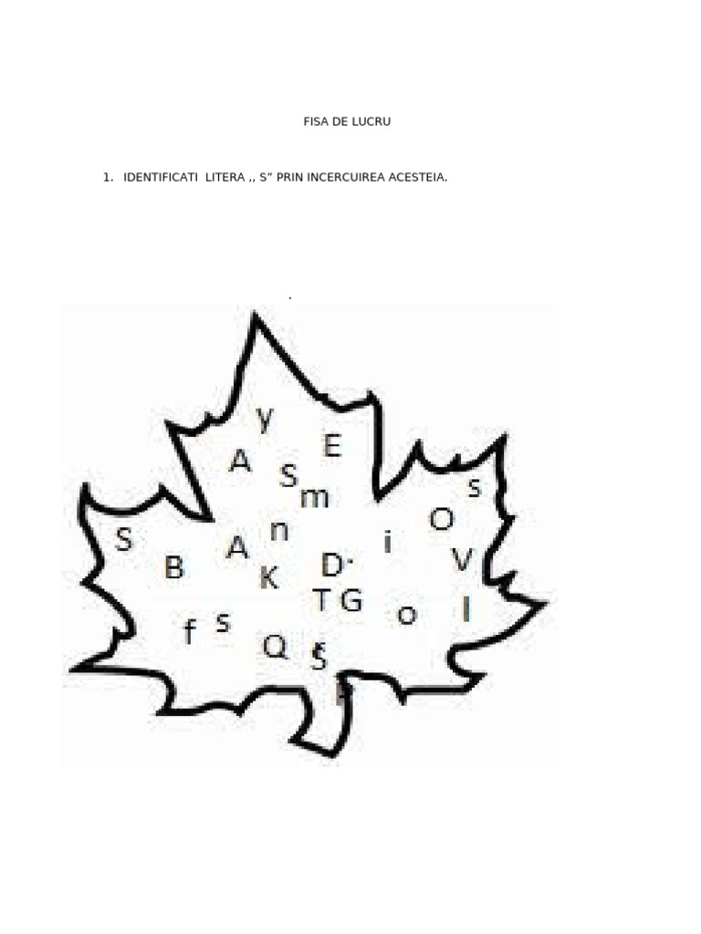 Fisa de Lucru Atentie Concentrata | PDF