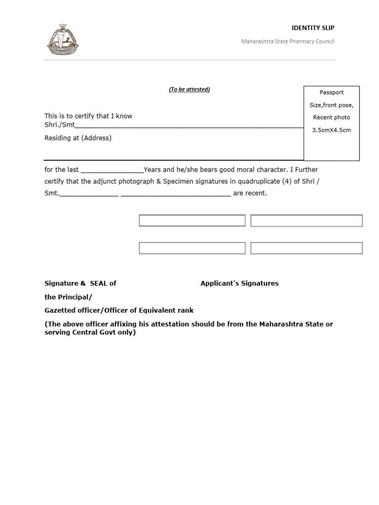 MSPC IdentitySlip | PDF