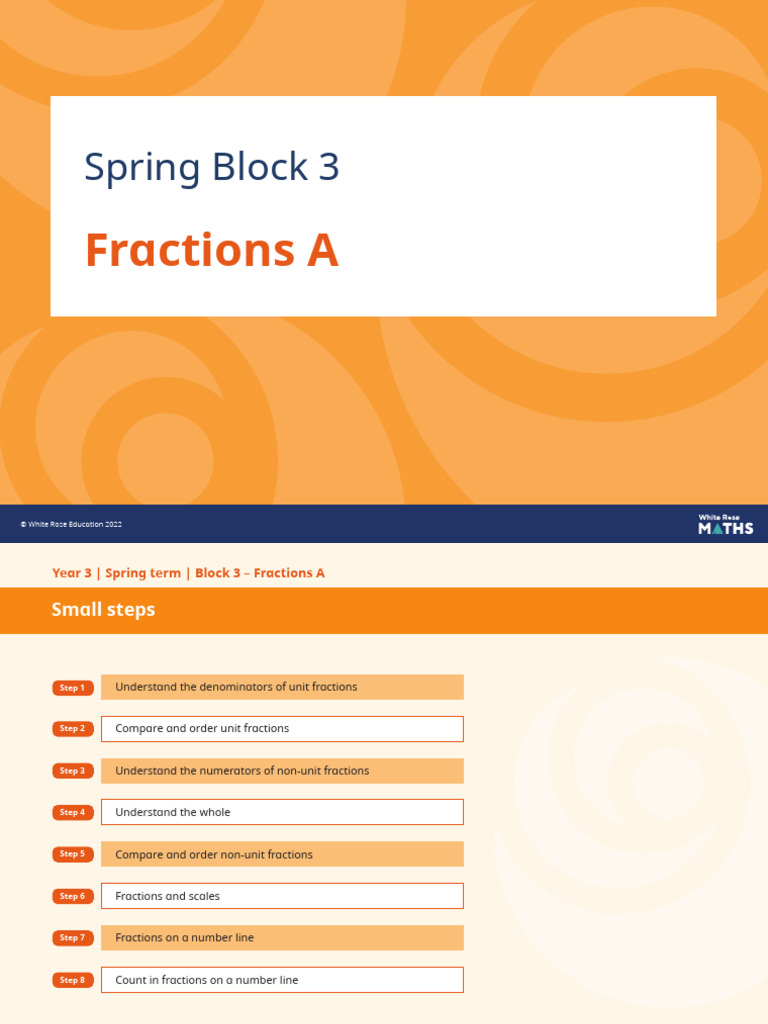Y3 Spring Block 3 SOL Fractions A | PDF | Volume | Litre