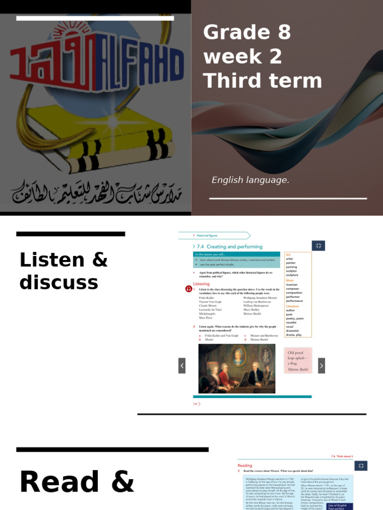 Grade 8. Week 2. Third Term | PDF