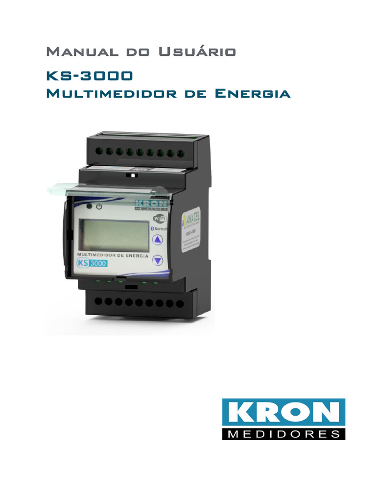 Manual do Multimedidor KS-3000 | PDF | Energia elétrica | Potência (Física)
