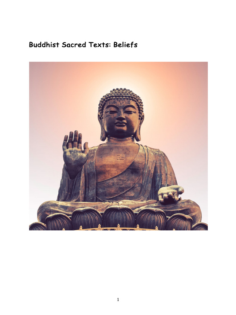 BuddhistSacred Texts Beliefs and Ethics | PDF | Noble Eightfold Path ...