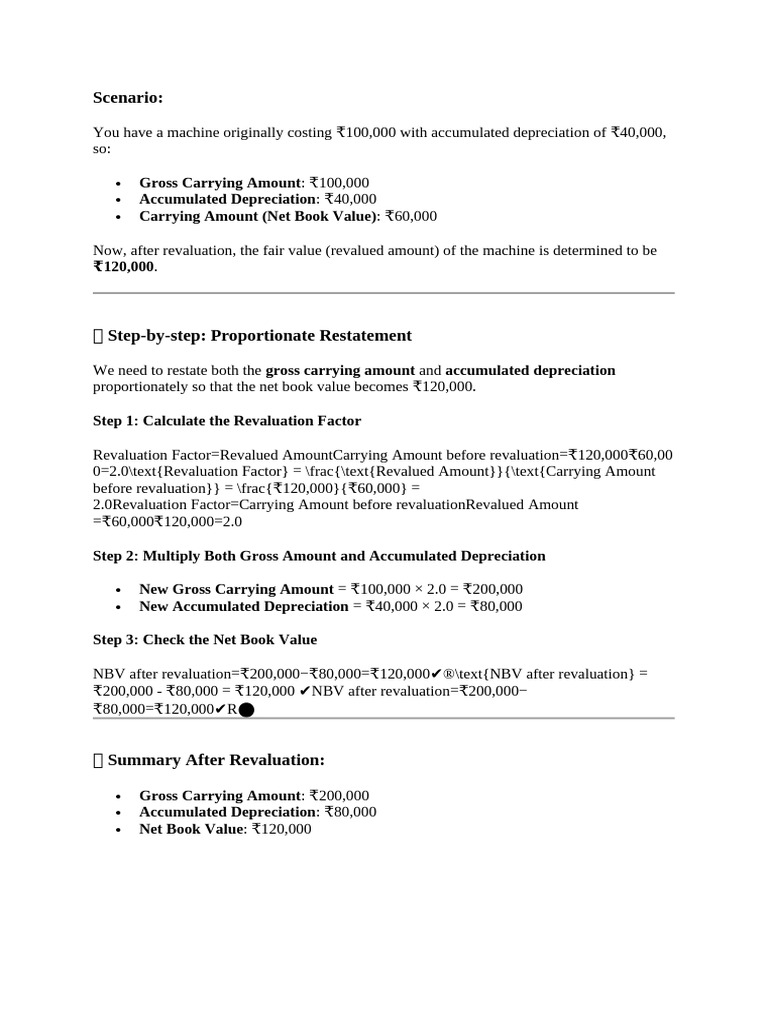 Another Method To Revalue PPE As Per IAS 16 | PDF