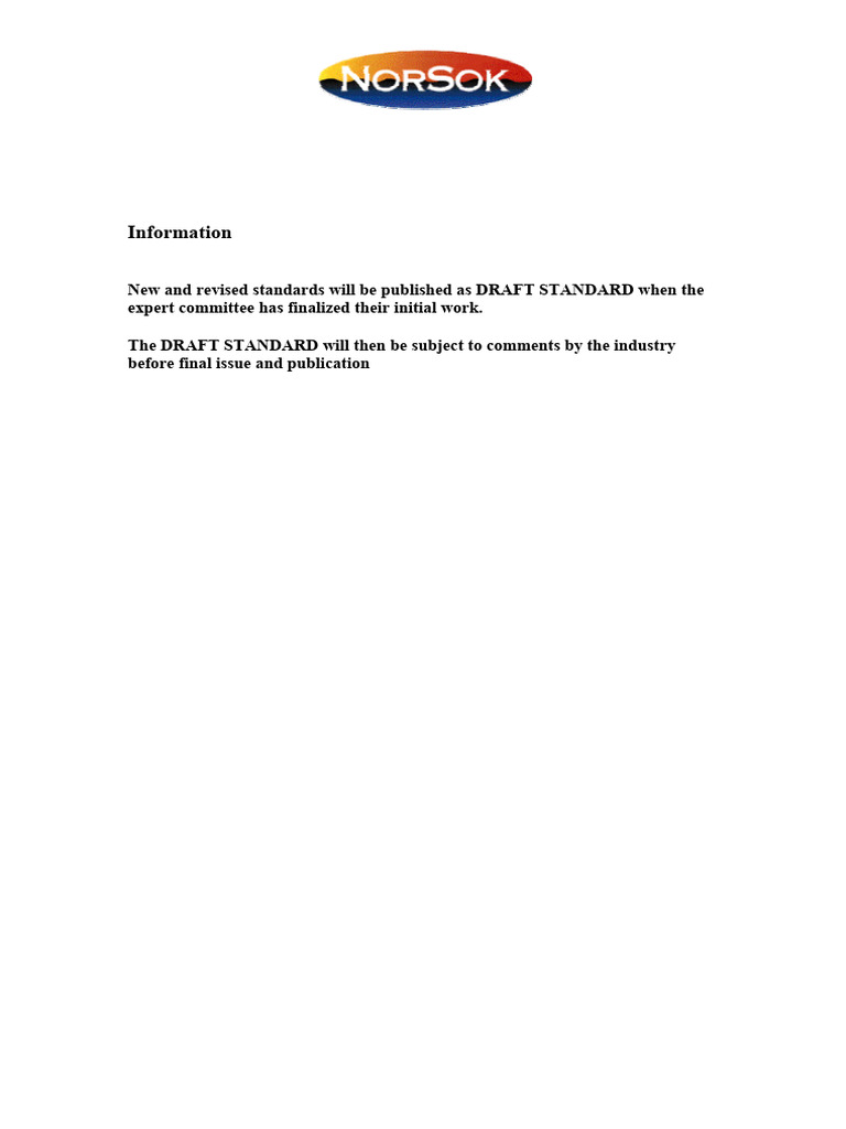 Draft Standard Publication Process | PDF