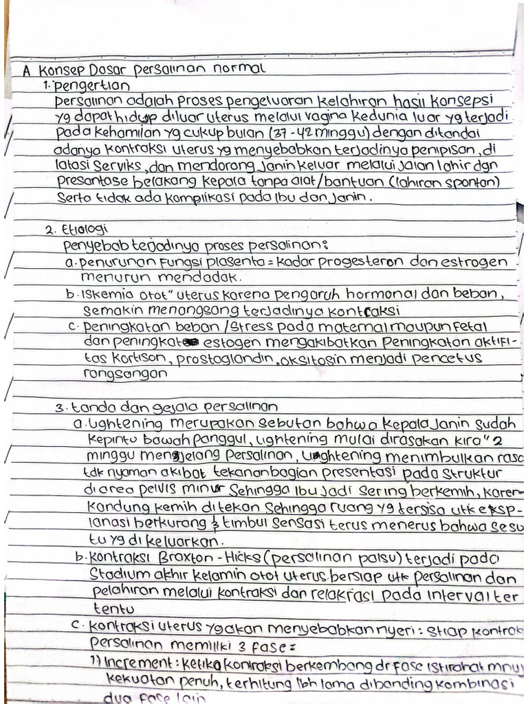 LP Persalinan Normal Febby Emelia 2 | PDF