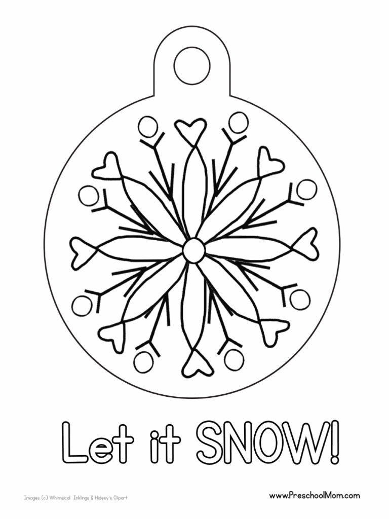 Snowflake Coloring Pack | PDF