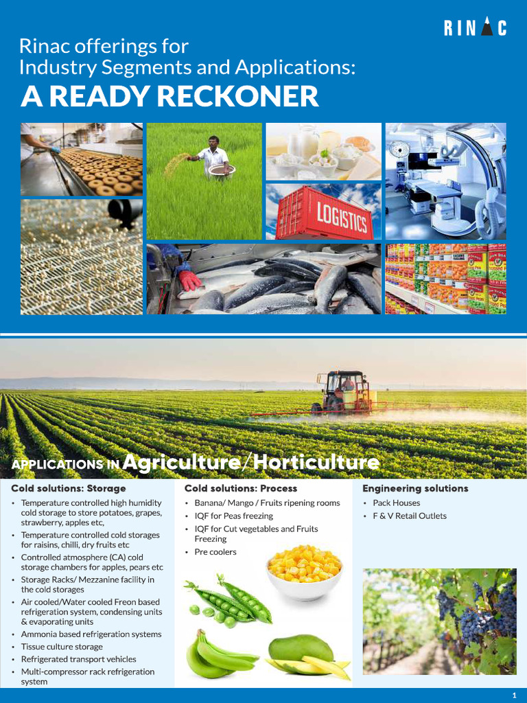 Rinac Offerings Ready Reckoner V2.0 | PDF