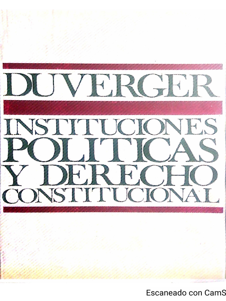 Duverger - Instituciones PolÃ - Ticas | PDF