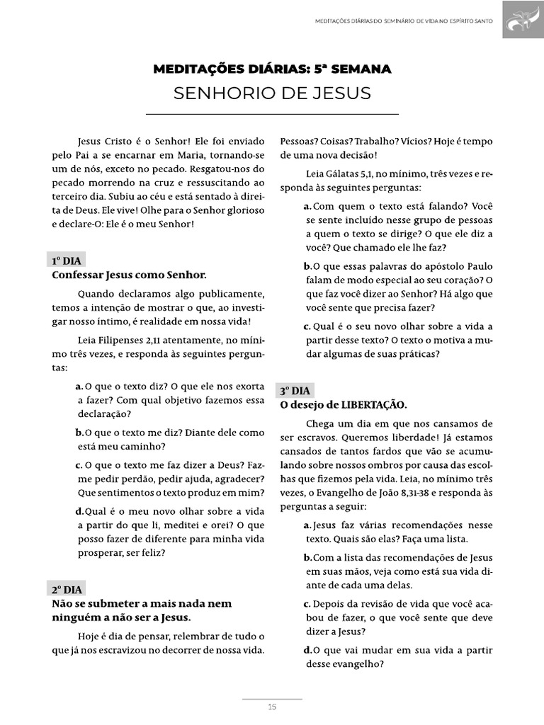 Senhorio de Jesus | PDF