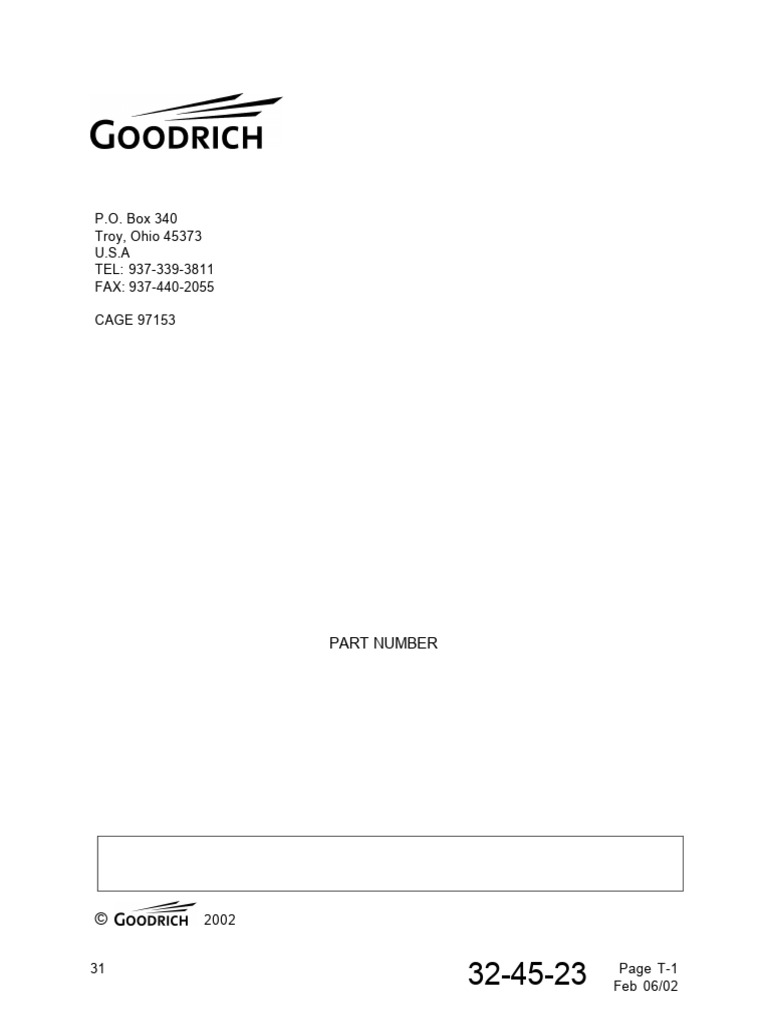 Goodrich CMM for Main Wheel Assembly | PDF | Tire | Bearing (Mechanical)