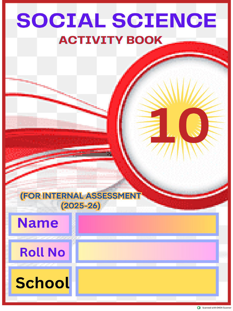10th Social Activity Book 2025 26 | PDF