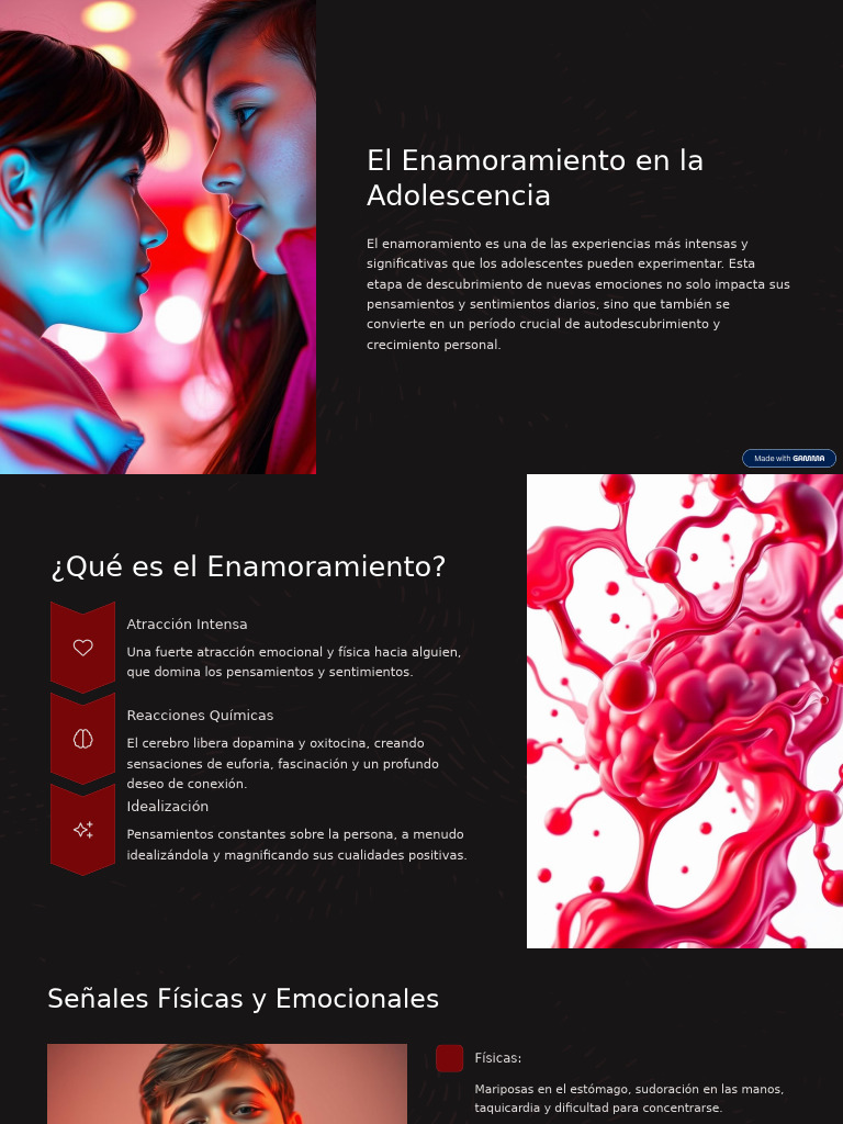 El Enamoramiento en La Adolescencia | PDF | Las emociones | Autoestima