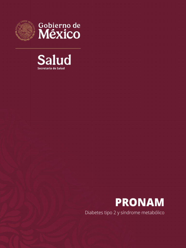 Pronam Diabetes Tipo2 Sindrome Metabolico | PDF | Diabetes | Obesidad