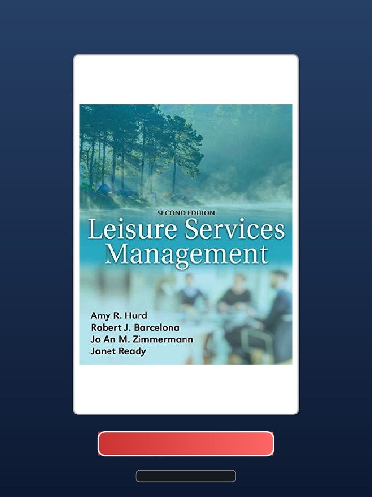 Leisure Services Management Official Test Bank | PDF