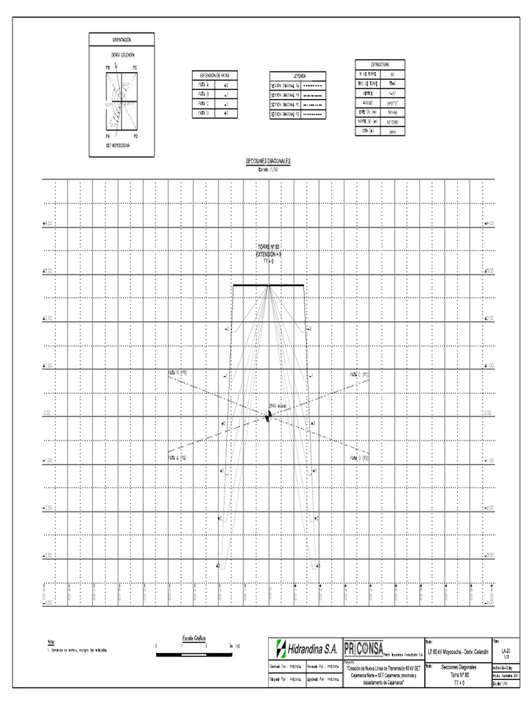 Axo 2. Secciones Contraperfil de Torres | PDF