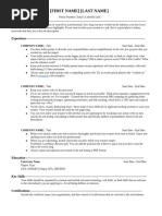 Capgemini Resume Template | PDF | Software | Computing