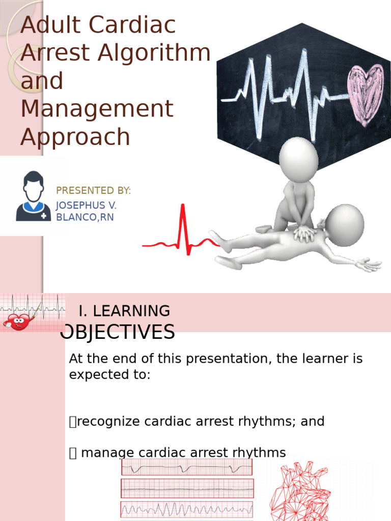 Adult Cardiac Arrest Management Guide | PDF | Cardiac Arrest ...