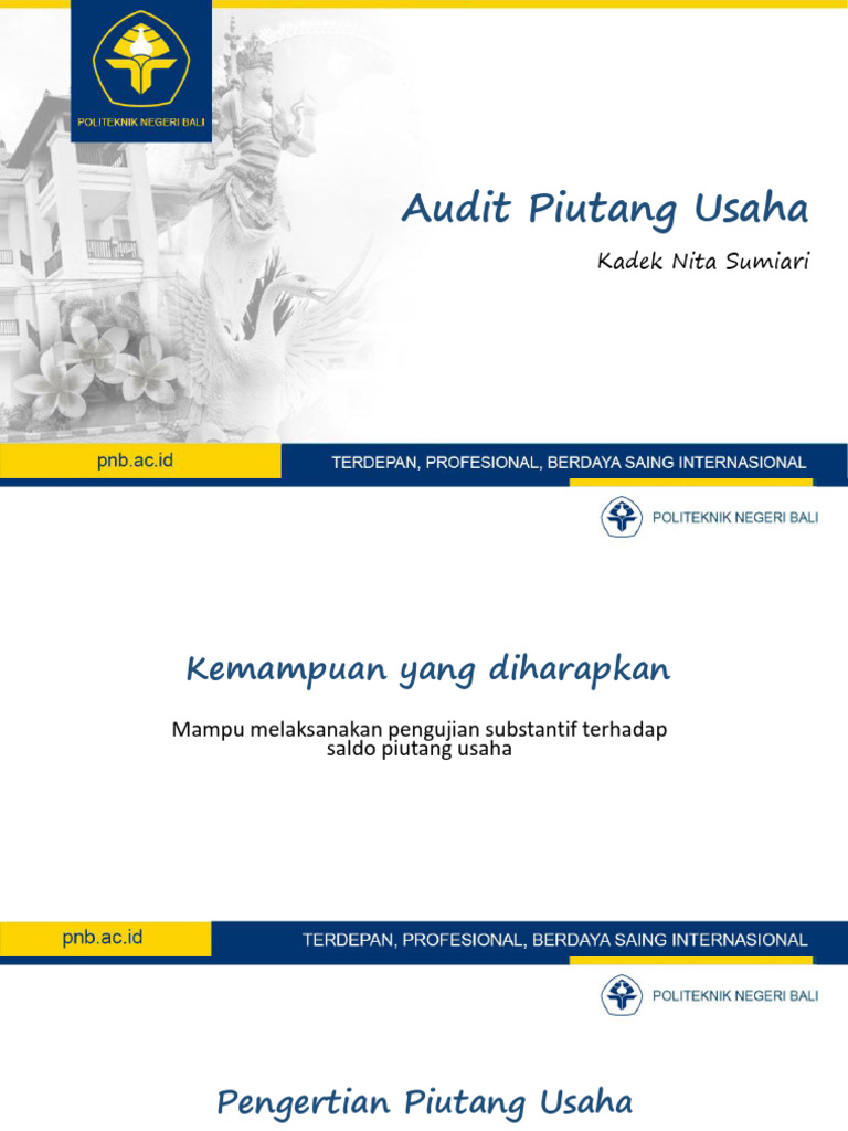 Audit Piutang | PDF