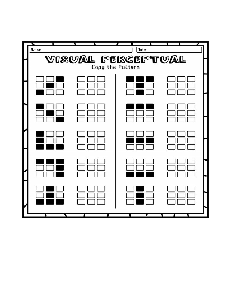 Visual Perceptual Skills Worksheets 242915.Jpg | PDF