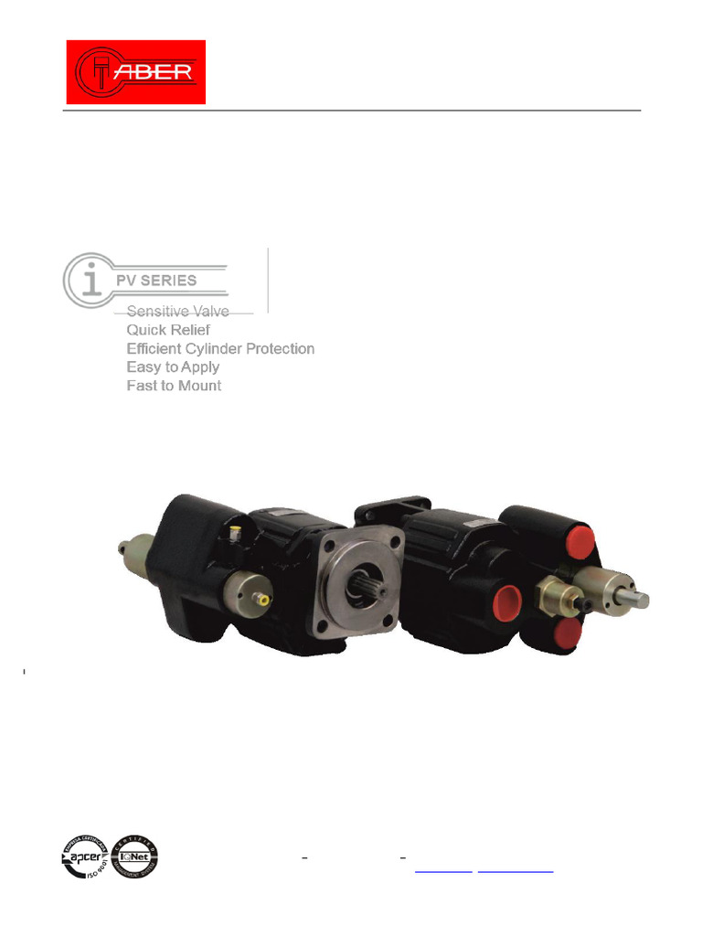 PV Pumps | PDF | Pump | Valve