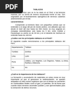 Tablazos: Ecosistemas Marinos en Perú | PDF | Perú | Geología