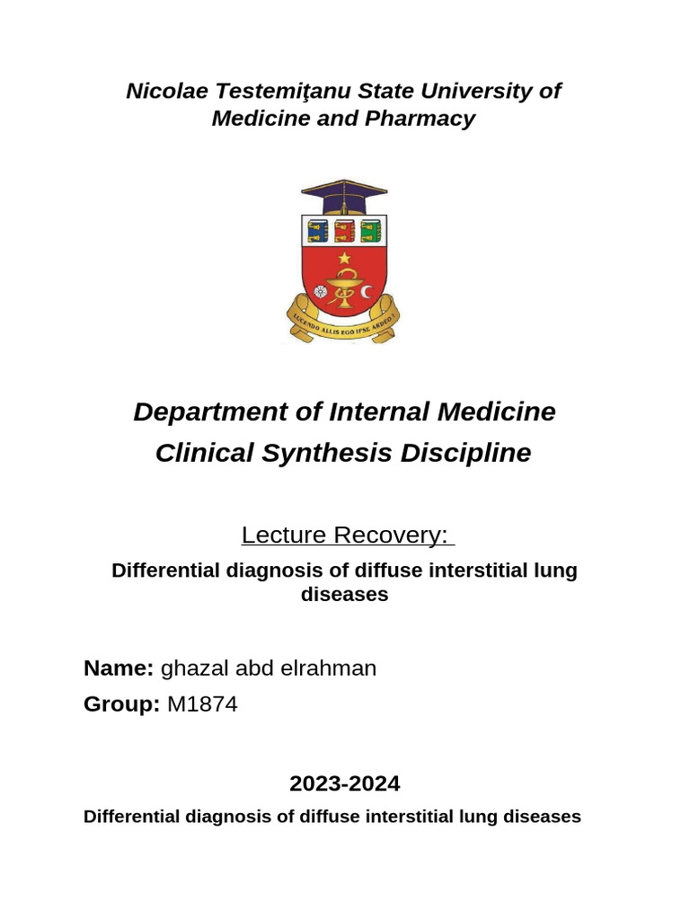 Interstitial Lung Disease 5 | PDF | Lung | Respiratory Diseases