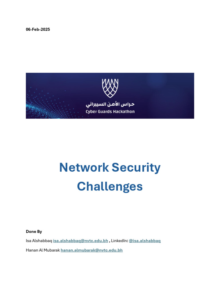 Network Security Challenges | PDF | Security | Computer Security