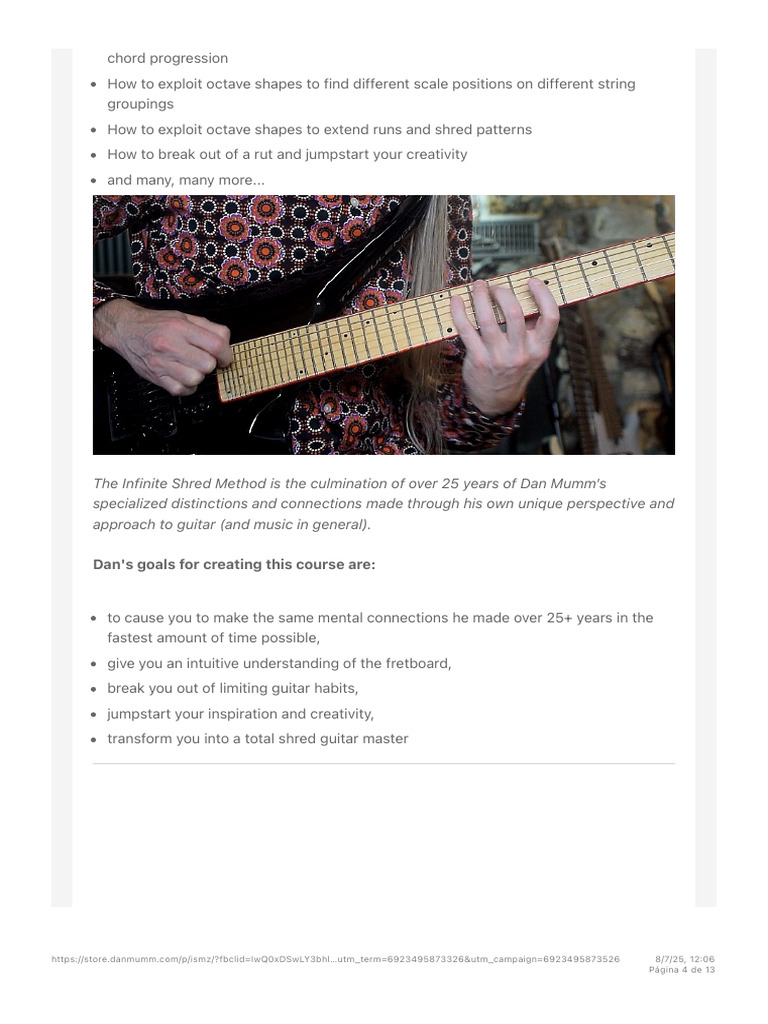 Mastering Guitar with Dan Mumm's Method | PDF